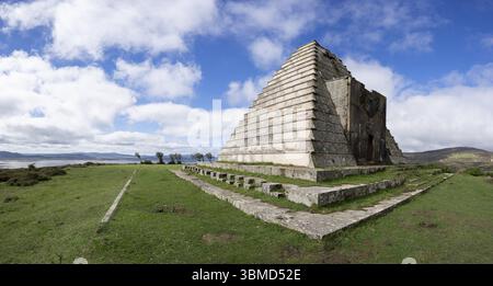 Pyramid of the Italians, 1937, mausoleum built by Francisco Franco ...