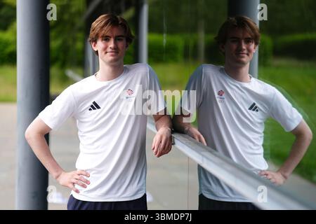 Edward Appleby during a Team GB kitting out session for Milano Cortina ...