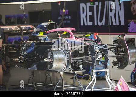 Alpine F1 Team A525, mechanical detail during the 2025 Formula 1 Lenovo ...