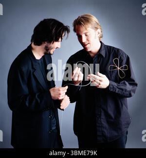 Keanu Reeves and Bret Domrose 1999 Credit: Ross Pelton/MediaPunch Stock ...