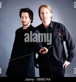 Keanu Reeves and Bret Domrose 1999 Credit: Ross Pelton/MediaPunch Stock ...