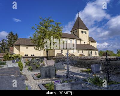 St. George's Catholic Parish Church, interior with wall paintings from ...