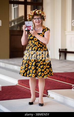 Hannah Beaton-Hawryluk after being made a Member of the British Empire ...