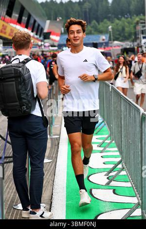 Zeltweg, Austria - June 26: Mercedes pit during the Austrian F1 Grand ...