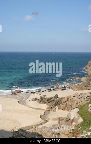 Pendeen Cove (Boat Cove) Cornwall on the Cornish Coast is a sheltered ...
