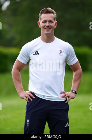 Brad Hall during the Team GB Bobsleigh Announcement at the University ...