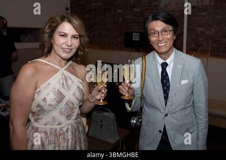 Olga Ferrara attends Global Launch of Yamakyu Lacquerware at Hirohisa ...