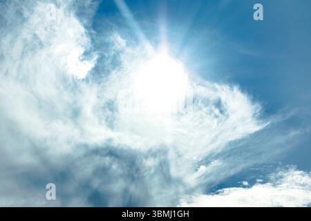 Sky and clouds for backgrounds, outdoors, nebula, nimbus Stock Photo ...