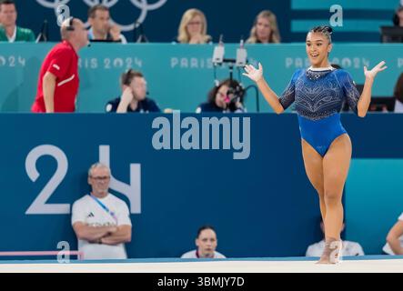 LUISA BLANCO (COL) of Colombia, competes in the Artistic Gymnastics ...