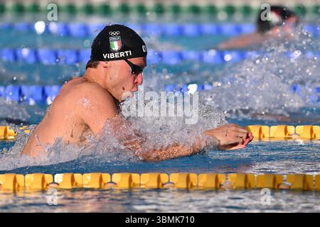 Ludovico Blu Art Viberti (ITA) during the Men 50m Breaststroke Final A ...