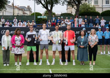 Lloyd Glasspool of Great Britain (R) and Julian Cash of Great Britain ...