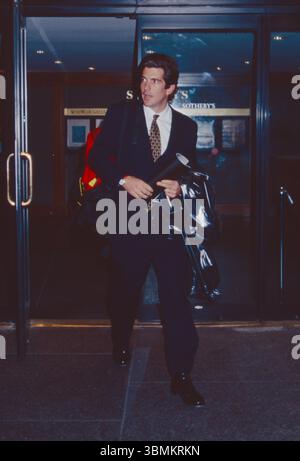 John Kennedy Jr. attends "The Hope for News" private reception at ...