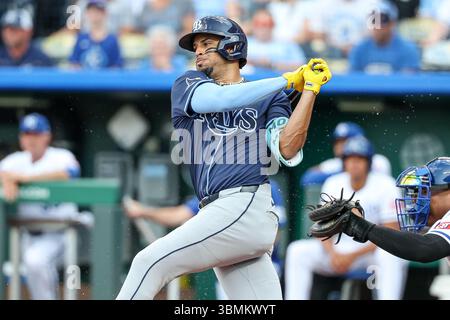 Tampa Bay Rays' Christopher Morel runs the bases after his two-run ...