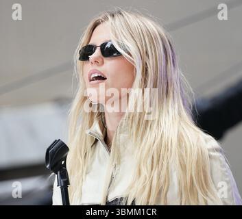 June 27, 2025, New York, New York, USA: Singer/actress RENEE RAPP seen ...