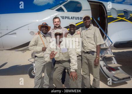 African Safari by Air with a Pilatus Aircraft Stock Photo - Alamy