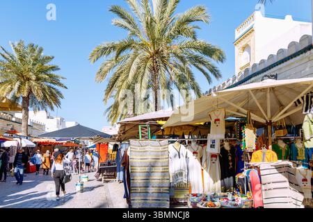 Medina with market stalls in Nabeul, Tunisia Stock Photo - Alamy