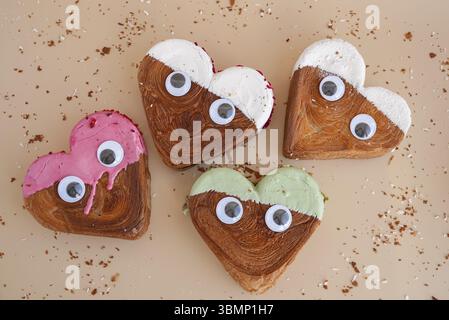 Creative ides Valentine's Day love symbol Holiday celebration Heart ...