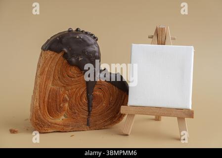 Empty paper note template greeting card mock up Delicious fresh ...