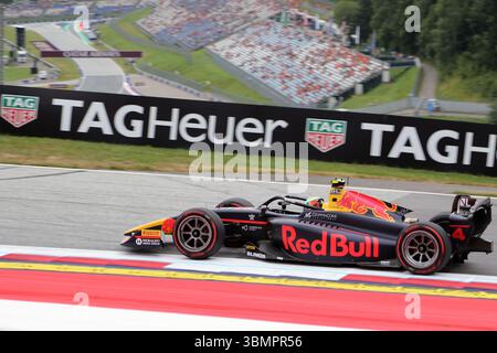 LINDBLAD Arvid (gbr), Campos Racing, Dallara F2 2024, portrait during ...