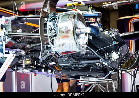 Red Bull Racing RB21, mechanical detail of floor, side pod, and carbon ...