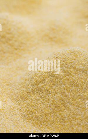 Cornmeal Background as high res detailed close-up shot Stock Photo - Alamy