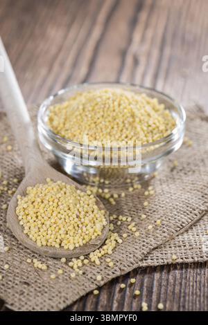 The millet on the table Stock Photo - Alamy