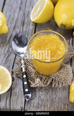 Fresh homemade Lemon Jam (close-up shot Stock Photo - Alamy