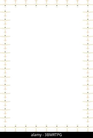 Plane frame. Aeroplane vector simple template empty space for your text ...