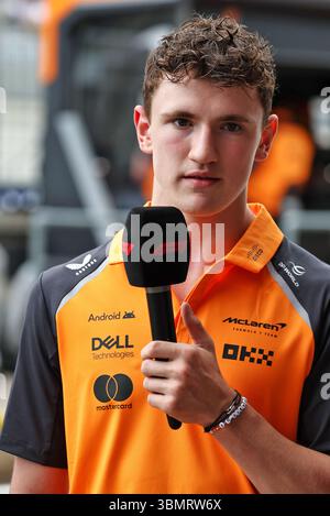 Alexander Dunne (IRE) McLaren Development Driver. 05.09.2025. Formula 1 ...