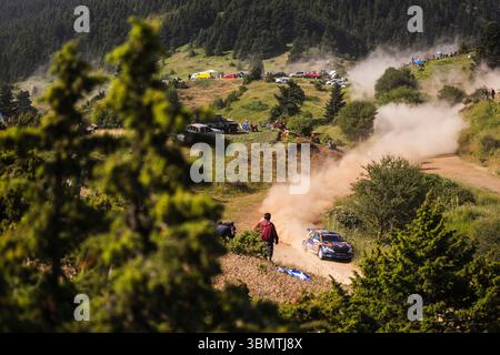 Uğur SOYLU, Sener GÜRAY, Skoda Fabia RS Rally2, podium, portrait during ...