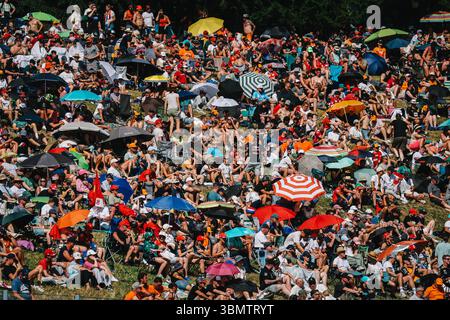 spectators, fans during the Formula 1 MSC Cruises Austrian Grand Prix ...