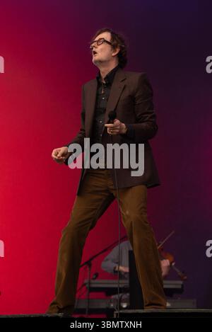 Glastonbury, UK. 28th June, 2025. The large crowd was full of ...