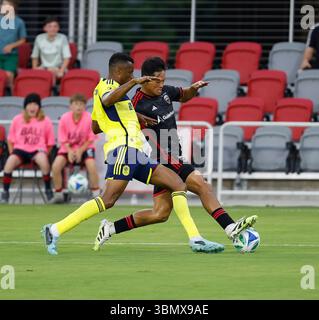 D.C. United midfielder Hosei Kijima (77) after an MLS soccer match ...