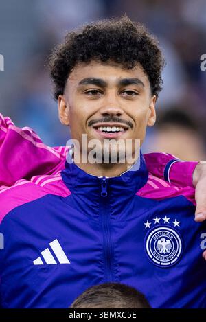 Nathaniel Brown (Deutschland, 3) bei der UEFA U21-Europameisterschaft ...