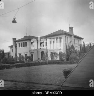 Vintage photo of the official residence building, during Second Sino ...