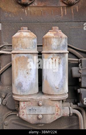 The old generators and generator parts Stock Photo - Alamy