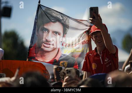 spectators, fans during the Formula 1 MSC Cruises Austrian Grand Prix ...