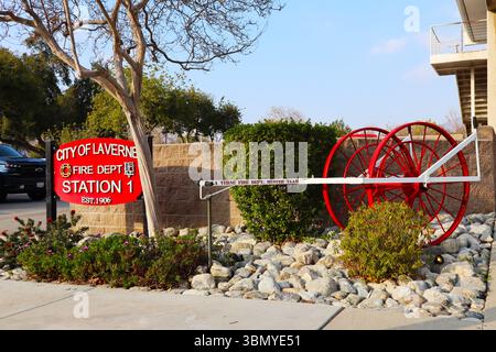 La Verne, California: City of La Verne Fire Department Station 1 Stock ...