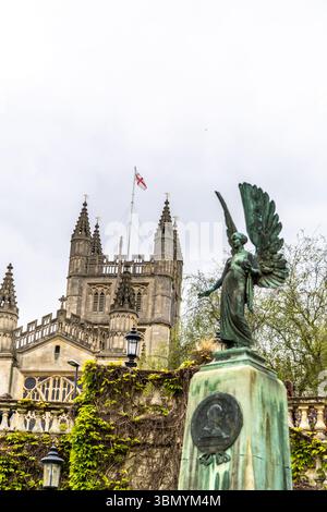 Parade Gardens, Bath UK. A lush, vibrant public garden featuring floral ...
