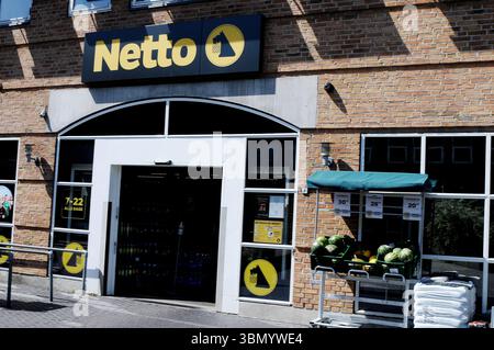 Copenhagen/ Denmark/29 JUNE 2025/ Netto grocery chain store in danish ...