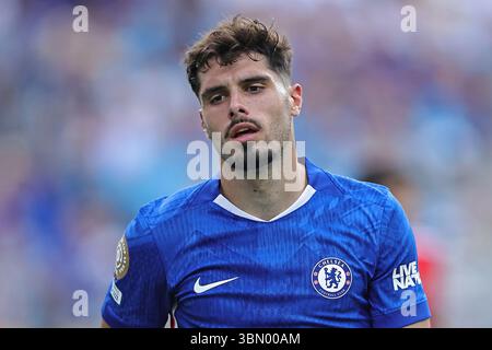 Chelsea player Pedro Neto in action during the semi-final FIFA Club ...