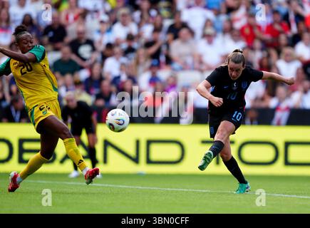 Ella Toone of England scores a goal during UEFA Women's EURO 2025 ...