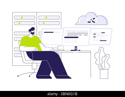 DevOps cloud engineer abstract concept vector illustration Stock Vector Image & Art - Alamy