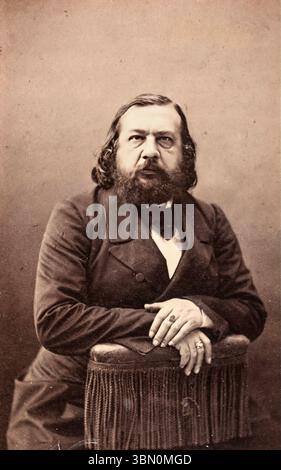 Portrait of the poet Théophile Gautier (1811-1872) - Photo studio Nadar ...