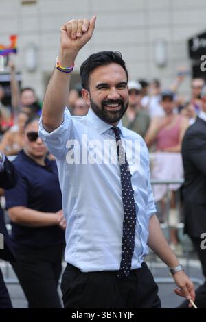 NEW YORK, NEW YORK - JUNE 29: Mayoral candidate Zohran Mamdani ...