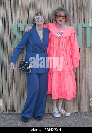 Philippa Perry and Grayson Perry attend the Serpentine Gallery Summer ...