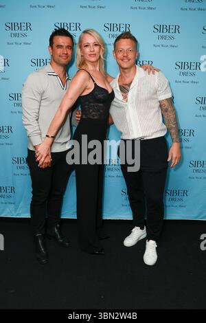 Shannon Karaka; Cara Atchison; Trent Cray attend the SIBER Dress 2nd ...
