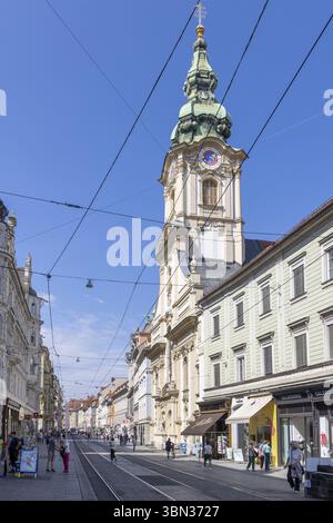 Parish Church of the Holy Blood in Graz, Styria, Austria Stock Photo ...