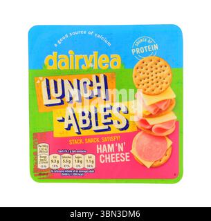 Dairylea lunchables ham and cheese flavour snack pack Stock Photo - Alamy