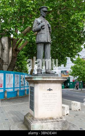 Statue of Air Chief Marshal Lord Dowding The Strand London England ...